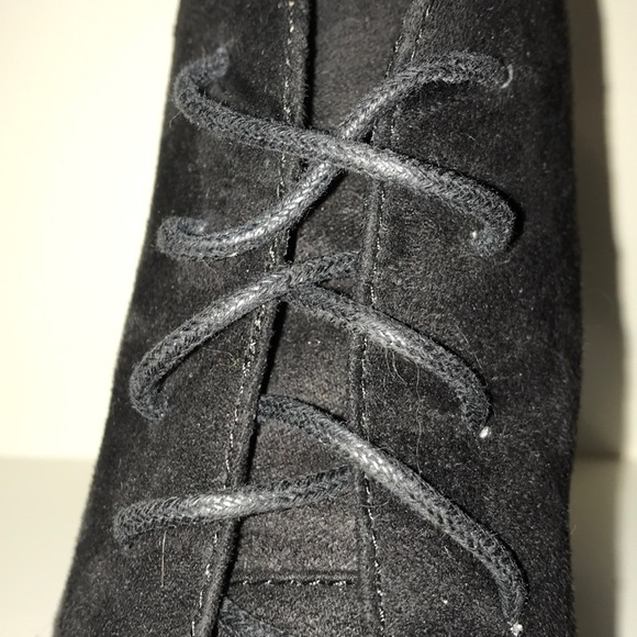 Shoes | High Heel Black Mini Boots | Poshmark